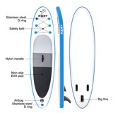 Inflatable Stand Up Folding Paddle Board (6" Thick) with SUP ...