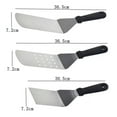 Shenmeida 1PC Metal Spatula - Griddle Long Spatula - Teppanyaki ...