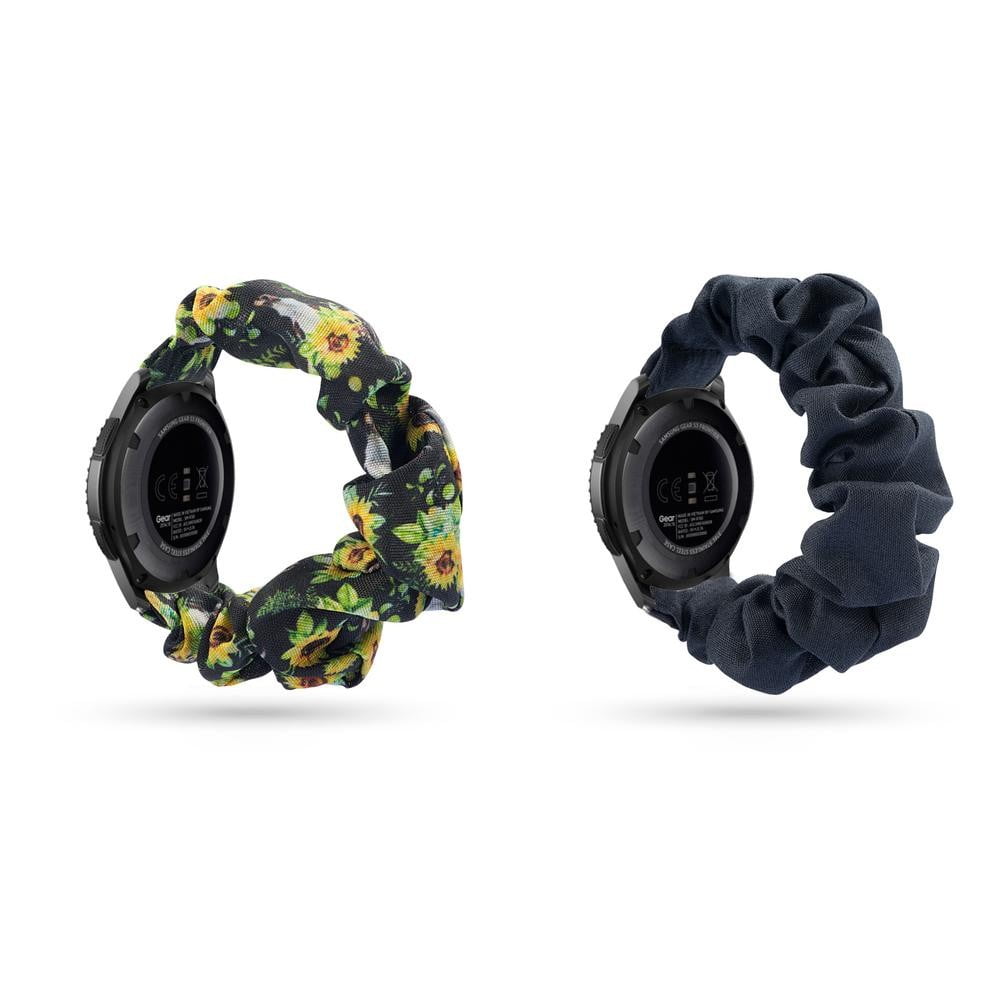 LEIXIUER 20mm 22mm Nylon Scrunchie Strap for Samsung Galaxy watch 5 4 ...
