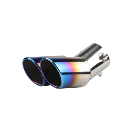 58MM Motorcycle Motor Turbo Double-Outlets Exhaust Down motorcycle ...