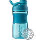 BlenderBottle SportMixer 20 oz Tritan Green Teal Shaker Cup with Twist Cap and Textured Grip ...