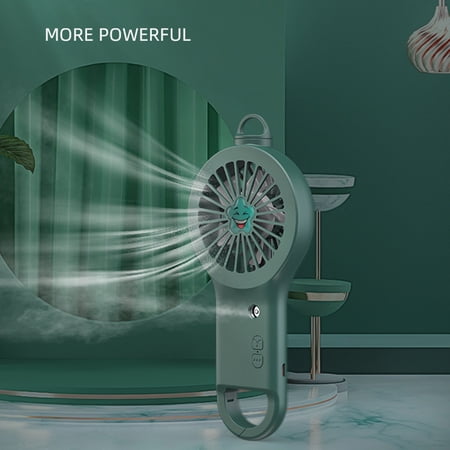 Cheers Spray Mist Fan Electric Space-saving ABS Rechargeable Personal ...