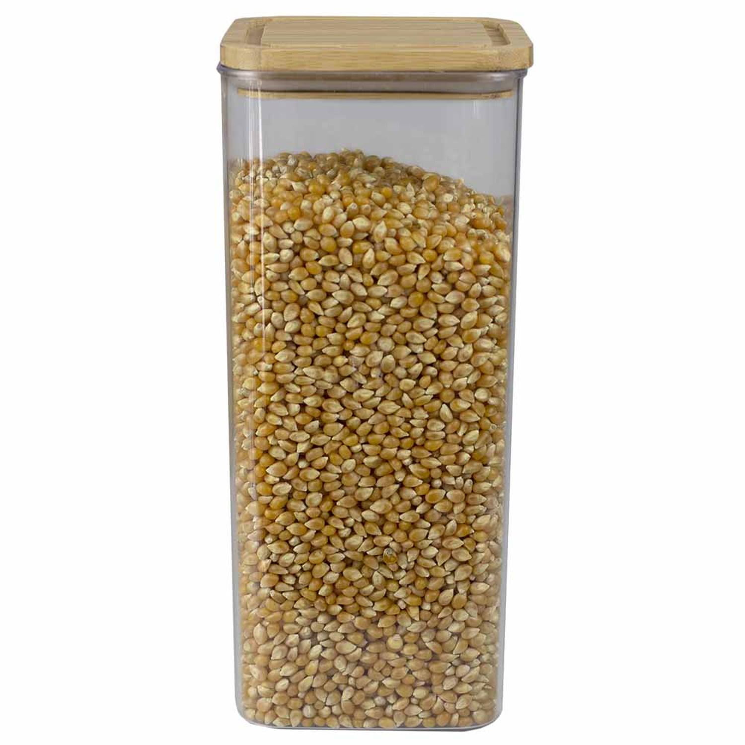 Recipiente con tapa hermética de bambú 3 L HDS SC47319 | Bodega Aurrera ...