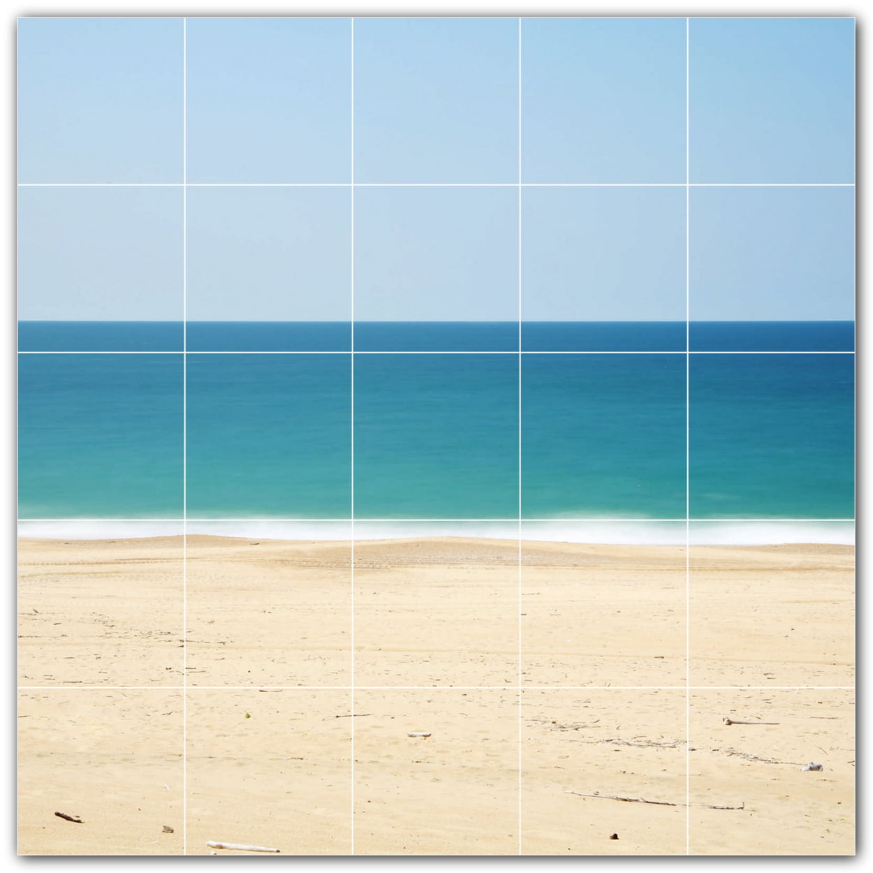 Picture-Tiles.com: Beach Ceramic Tile Wall Mural WAL500069-55M. 30"W x ...