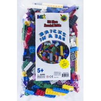 IMEX 500 Piece Assorted Size Pastel Colored Interlocking Building ...
