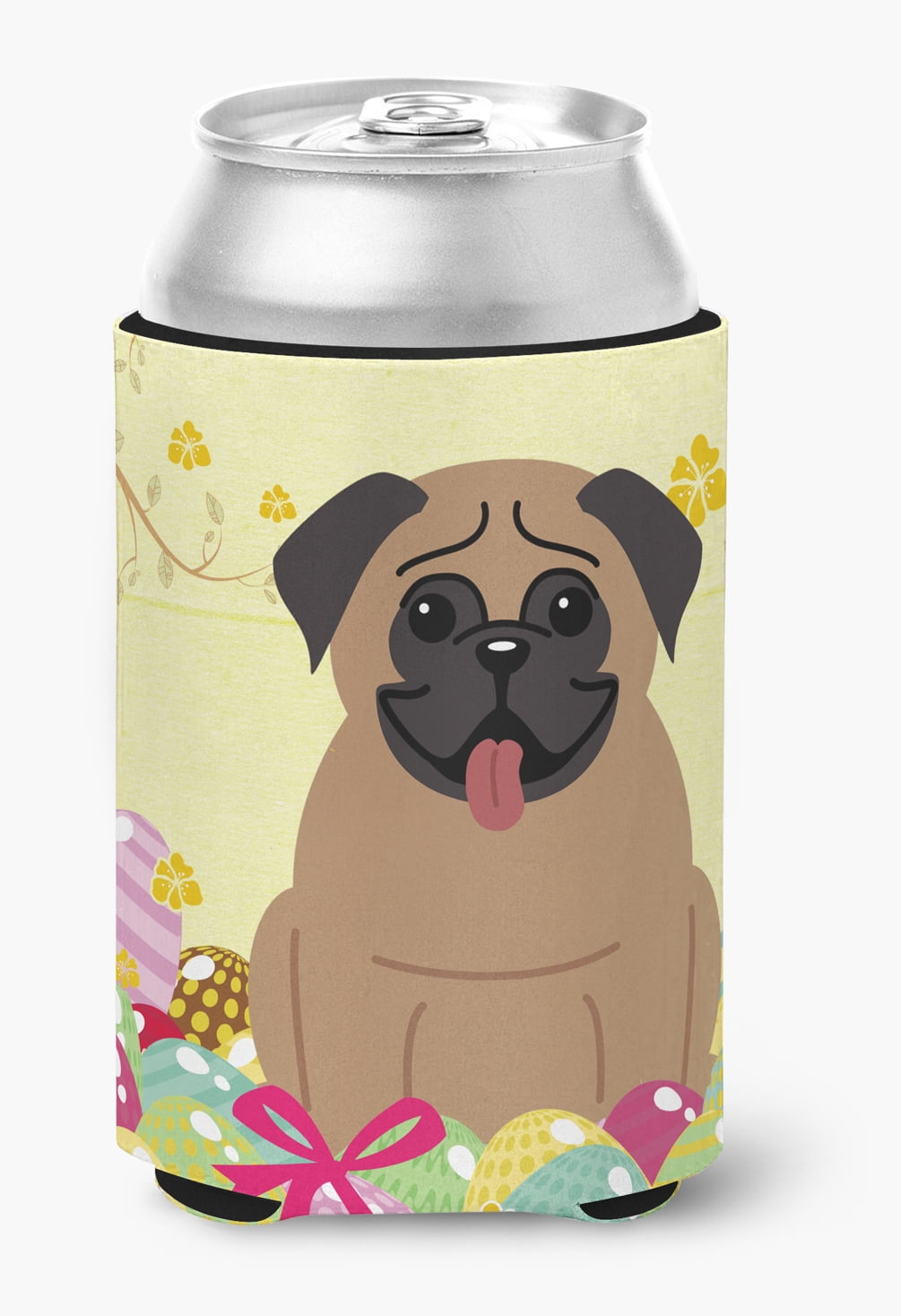 Easter Eggs Pug Brown Can or Bottle Hugger - Walmart.com