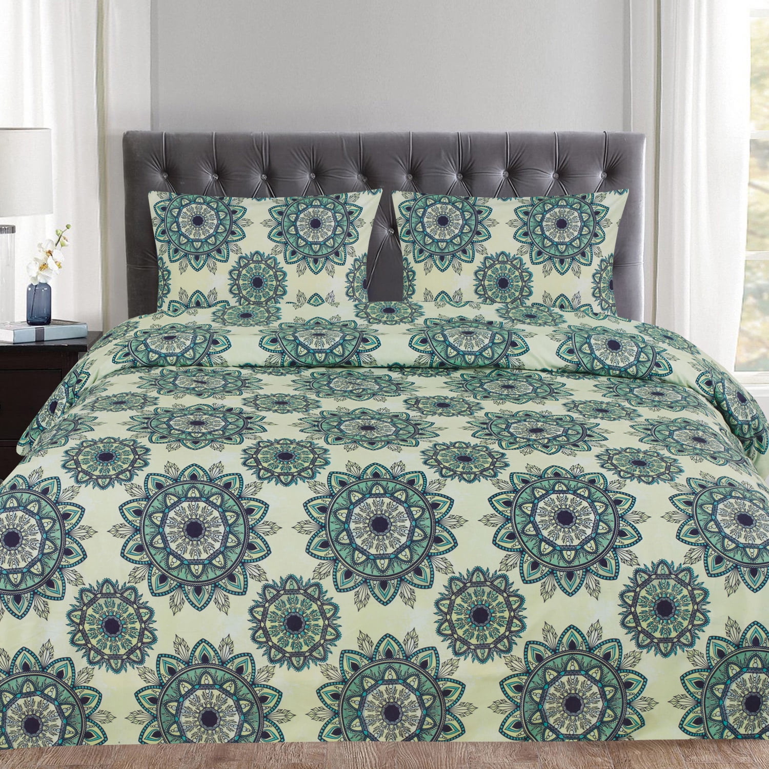 3-Piece Duvet Cover Set Printed Patterns Florals, Geometrics - 15 ...