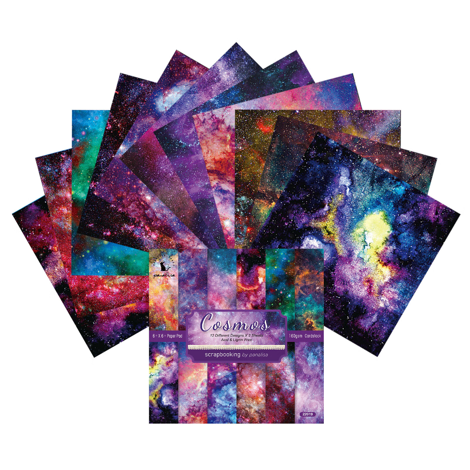 Buy Classic Cosmos Scrapbook Paper | Starry Skies Themed Craft Paper ...