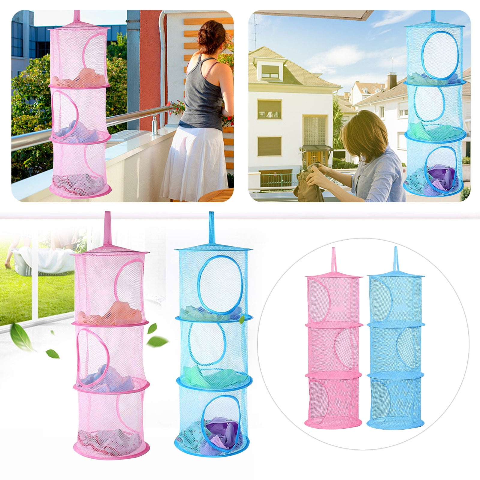 Click here for Harpily 2 Pcs Hanging Mesh Stuffed Animal Storage... prices