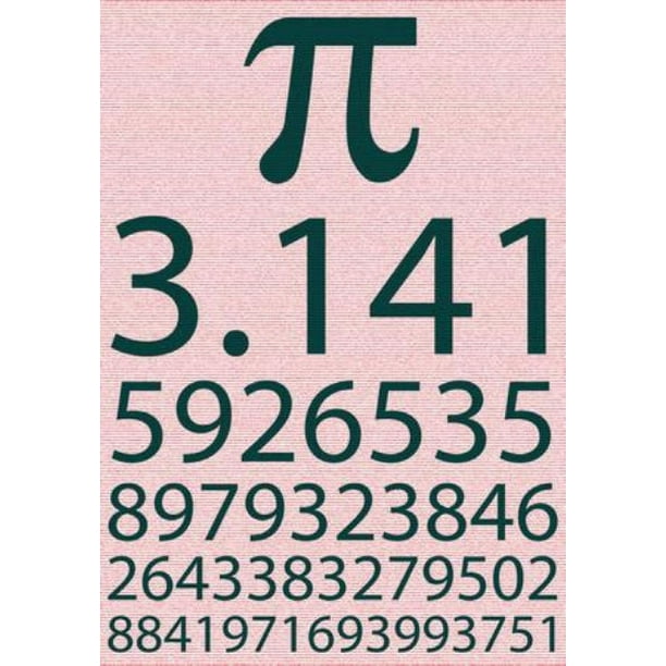 Pi Poster 24x36 symbols numbers Unframed, Age: Adults, Rectangle Poster ...