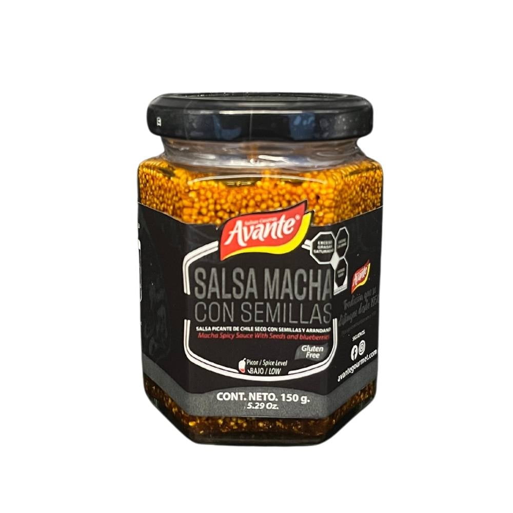 Salsa macha Avante Gourmet con semillas 150 g | Walmart en línea