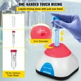 VEVOR Lab Vortex Mixer, 3000rpm Touch Function Lab Vortexer, Tattoo Ink ...