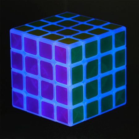 Amyove Rubik's Cube Toys [ZCUBE fourth-order luminous blue cube] good ...