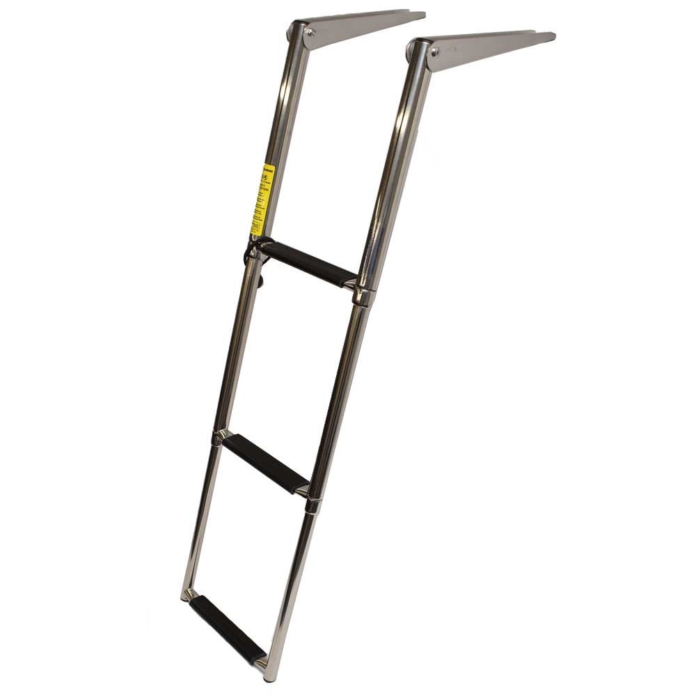 Garelick Marine Boat Telescoping Ladder 19625-90 | 3 Step 38 1/4 Inch ...