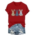 Bnwani T-Shirts Graphic,Womens T Shirt,Casual,Easter,Crew Neck,Short ...