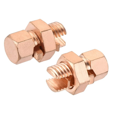 Uxcell Grounding Bolt Connector Copper Grounding Protection 27 x 11mm ...