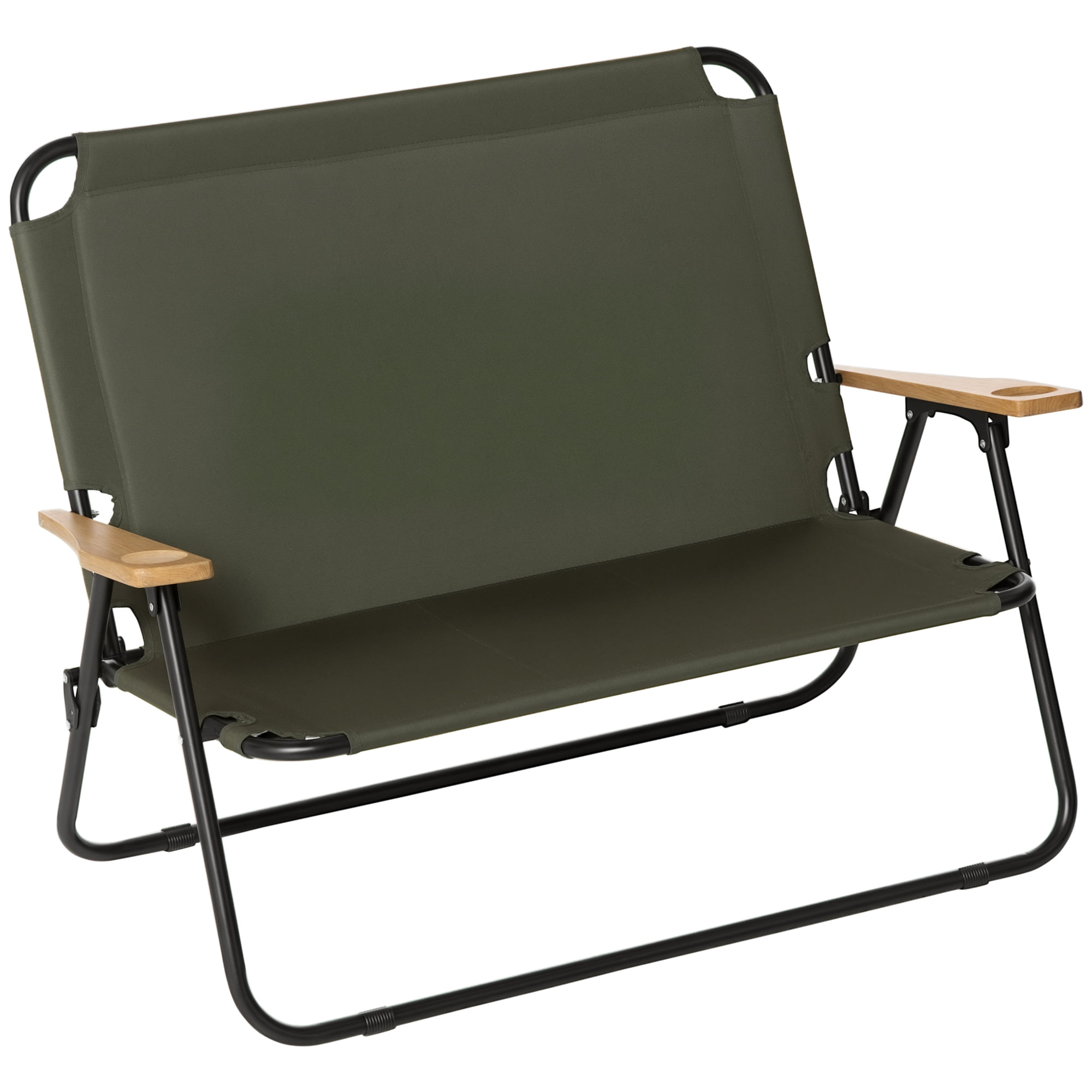 Click here for Outsunny Double Folding Chair  Loveseat Camping Ch... prices