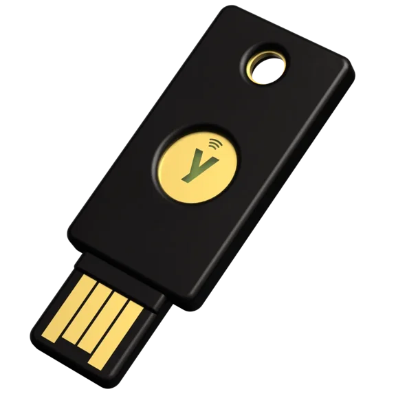 YubiKey 5 NFC Electronics Device: Two Factor Authentication USB and NFC ...