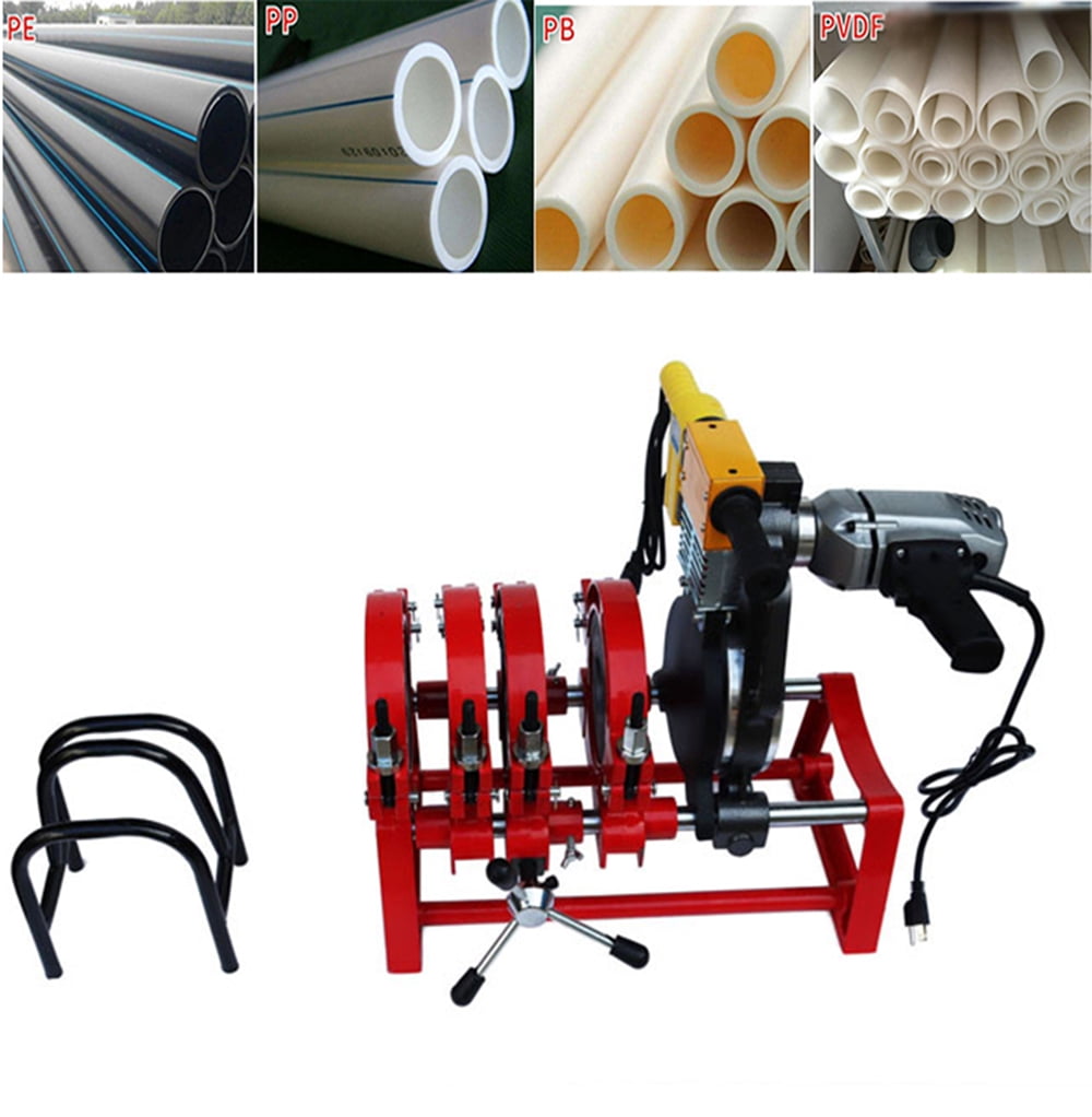INTBUYING Pipe Fusion Welder 4 Clamps Tube Butt Fusion Welding Machine ...