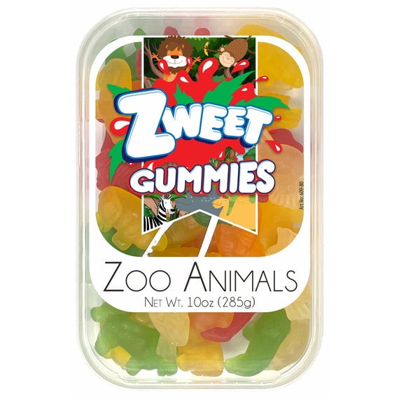 Gummy Zoo Animals | Zweet | 10 oz - Walmart.com