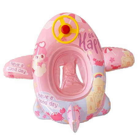 ,Kids Toddler Inflatable Beach Floatie Boat Swim Ring with Safety Seat ...
