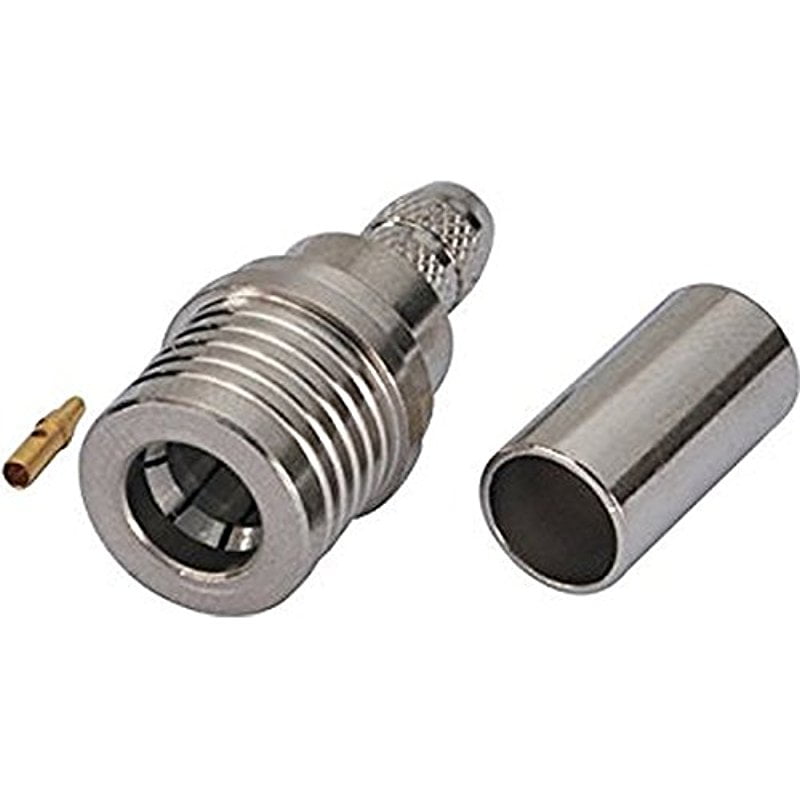 QMA Plug with Male Center Pin in RF Connector for 195 RG58 RG400 ...
