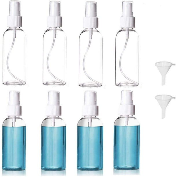 8 * 100ml Atomizer Spray Bottle Empty, Transparent Atomizer Bottle ...