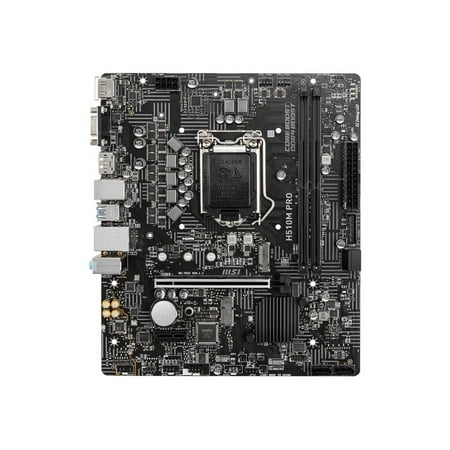 MSI H510M PRO - Motherboard - micro ATX - LGA1200 Socket - H510 Chipset - USB 3.2 Gen 1 ...