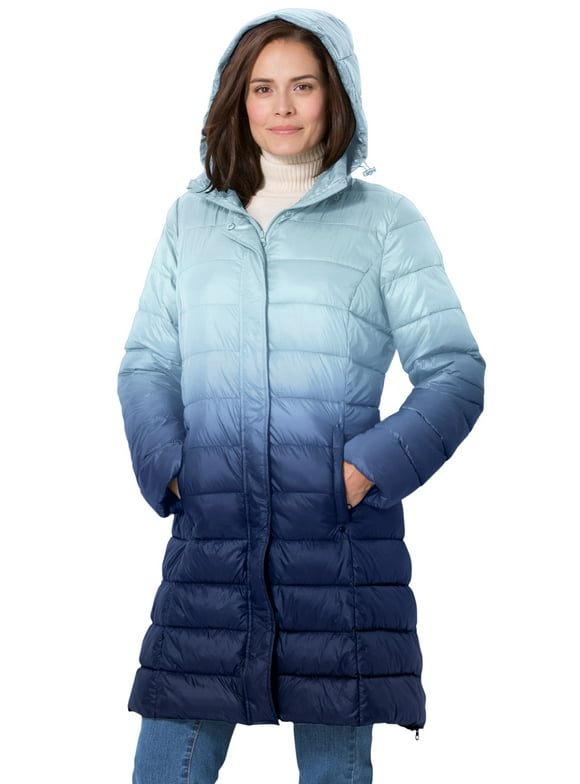 Plus Size Packable Puffer Coat