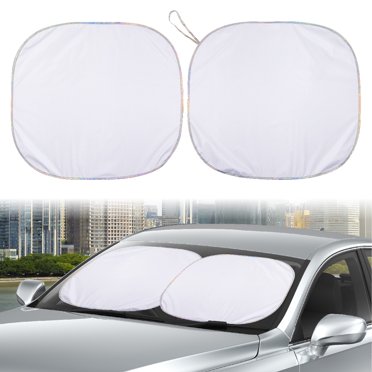 Auto Drive Universal 2 Count Twist Sun Shade Silver, 28.5'' x 31.5 ...