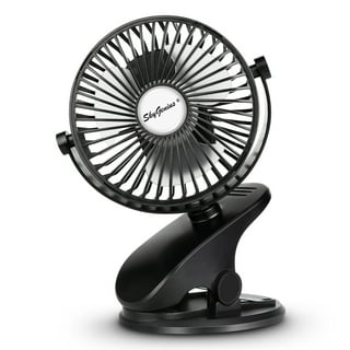12V Mini Clip on Fan Car Fan Truck Fan 12 Volt RV Fan (2 Fan Speed ...