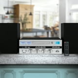 Victor Milwaukee Desktop Home Stereo System with CD Player, FM Radio ...