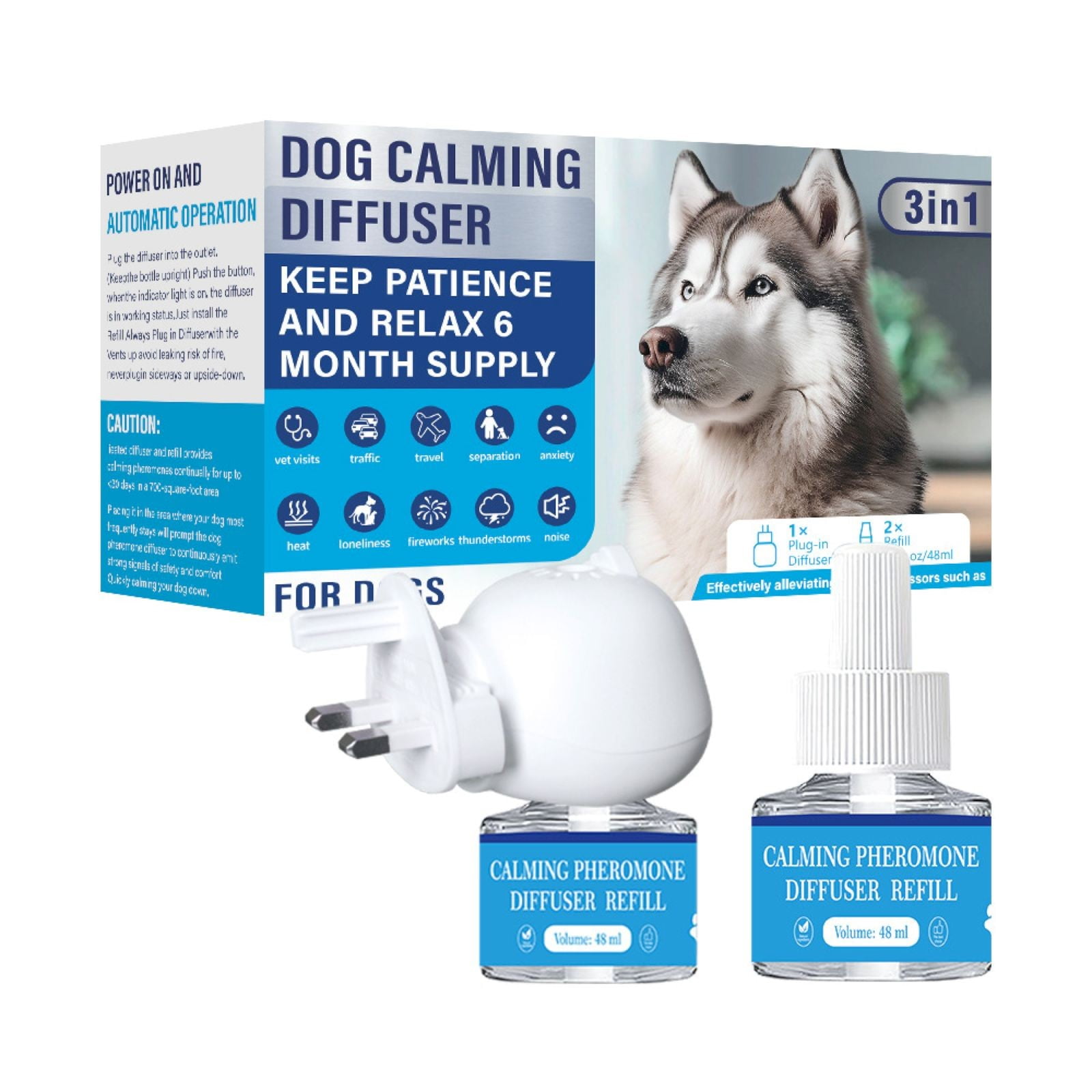 Click here for Tanuse Dog Calming Diffuser With Soothing Liquid -... prices