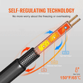 Pipe Heating Cable 80FT, Self-Regulating Heat Tape for Freeze ...