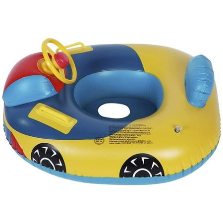 Baby YYQ Toddlers Swimming Float Inflatable Swim Ring Boat Cute Cartoon ...