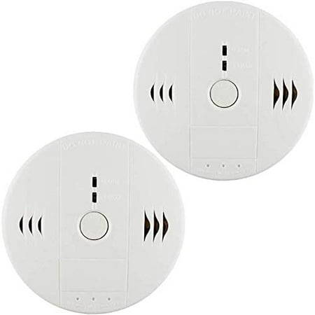 TESNN Combination Smoke and Carbon Monoxide Detector Smoke Alarm, 2Pack ...