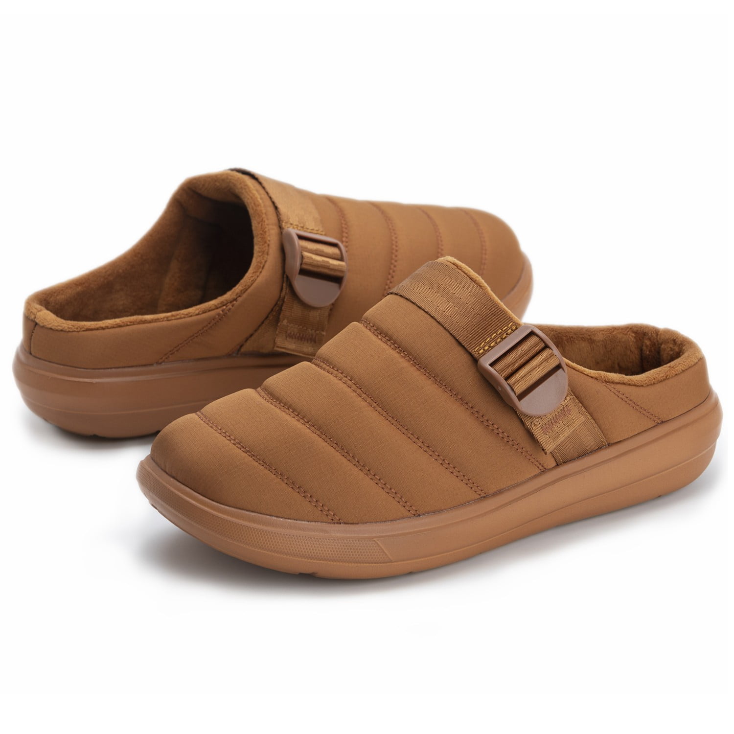 Dannto Men Women Classic Fur Lined Waterproof Winter House Slippers ...