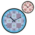 BZSMCE Voice Activated LED Night 12in Clock 12in Clock with Retro Blush ...