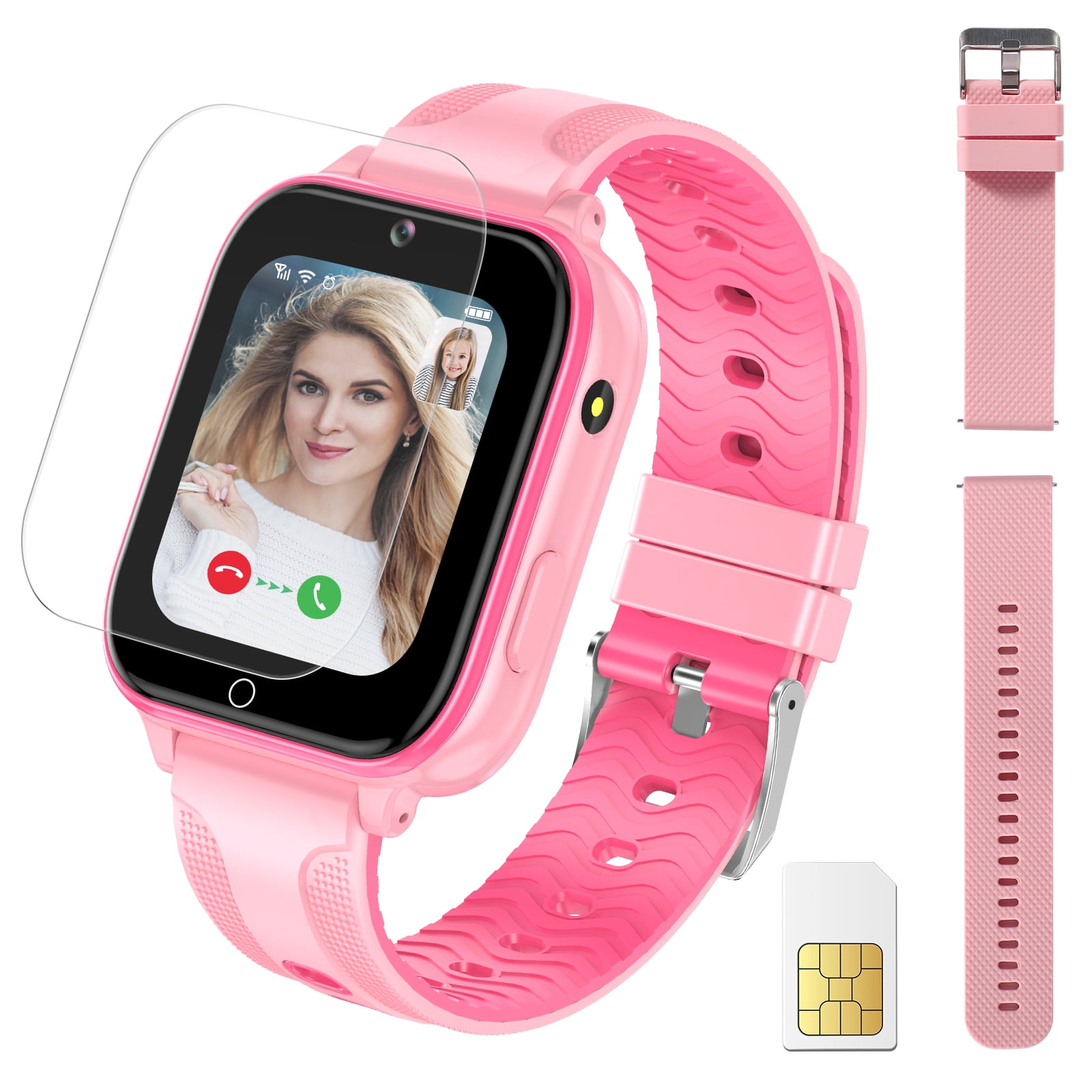 CJC 4G Kids Smart Watch with GPS Tracker and Calling, 1.69" HD Touch ...