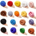 Wool Roving Yarn, Fiber Roving Wool Top, Wool Felting Supplies, Pure ...