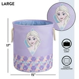 Disney Frozen Kids Fabric Round Nestable Storage Bin Set, 3-Piece ...