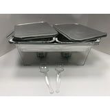 Serve-Rite 10-Piece Buffet Party Server Chafing Set for Catering, BBQ ...