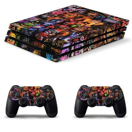 Spooky Fnaf PS4 controller and console skin sticker protective cover ...