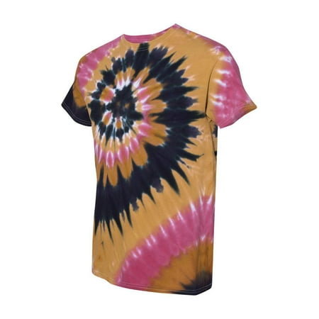 Dyenomite - Multi-Color Spiral Tie-Dyed T-Shirt - 200MS - Walmart.ca