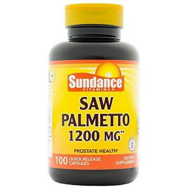 Sundance Vitamins Saw Palmetto Health Tablets, 1200 mg, 100 Count for ...