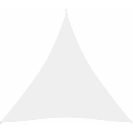 Shade Sail Parasol Sail Triangular Oxford Cloth 3x3x3m White | Walmart ...