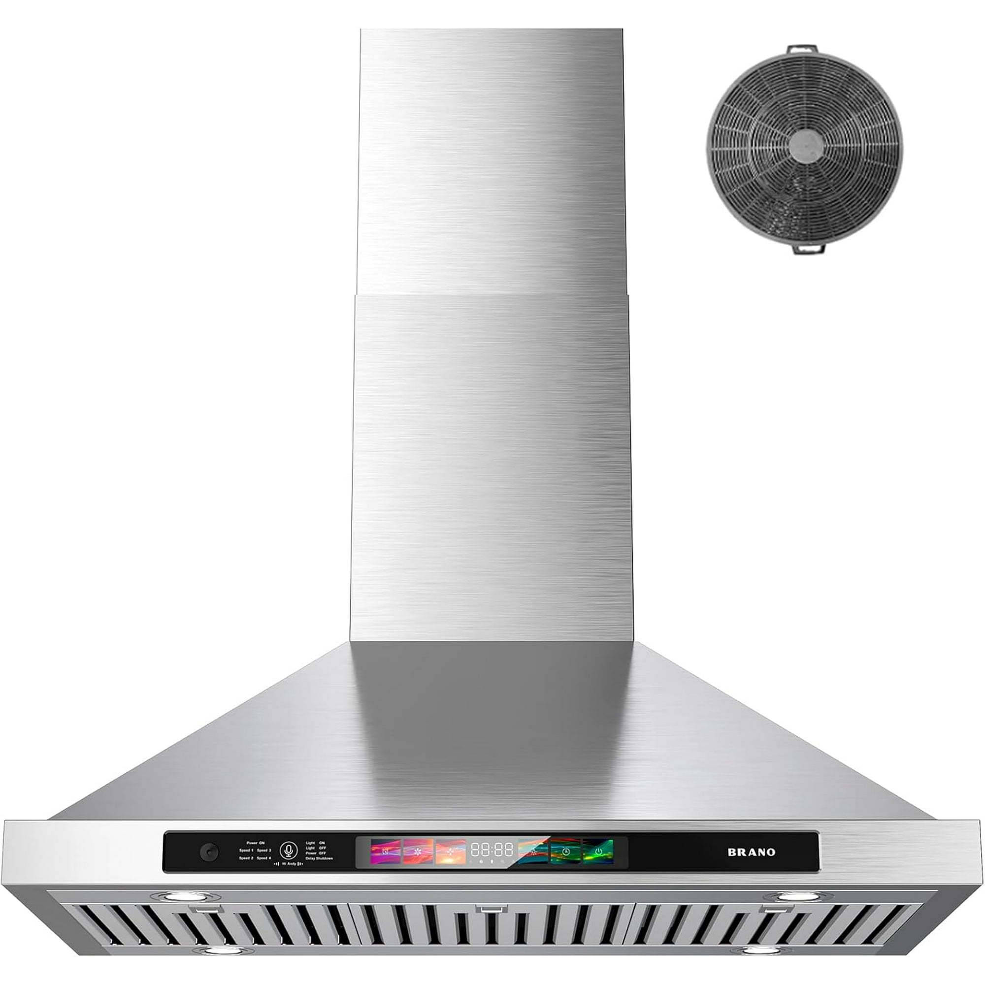 Click here for Brano 30-Inch Wall Mount Range Hood 900 Cfm With V... prices