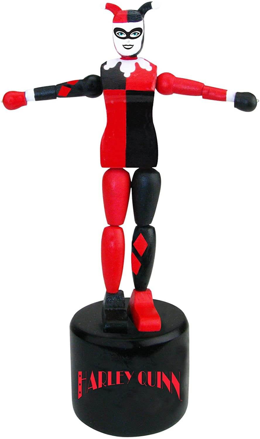 Set of 3 Handmade Wooden Fabric Vintage Push Pop Up Puppets Toys ...