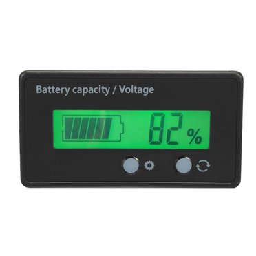 Square Dual Display Indicator Ammeter Voltmeter 2-in-1 Signal Light ...