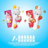 Cirkul 32oz Kit: Rose Gold Stainless Steel Bottle, Lid, 2 Flavor ...